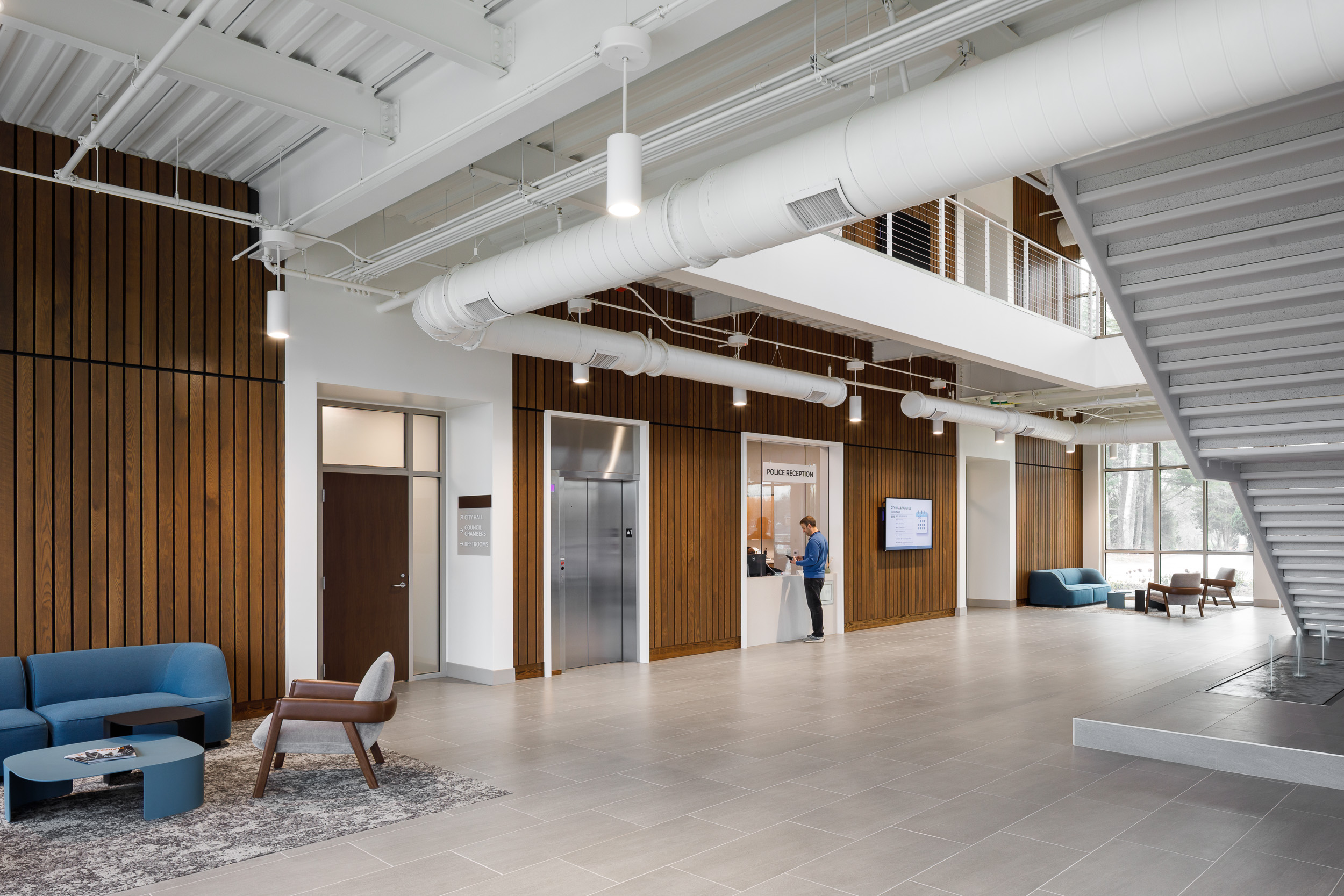 City Hall Lobby | DP3 Architects